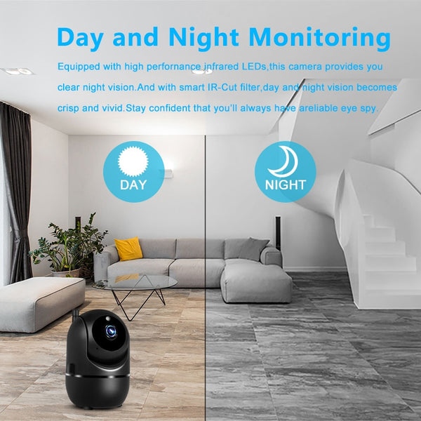 1080P Wireless IP Camera With Smart Auto Tracking Human For Home Secur ...