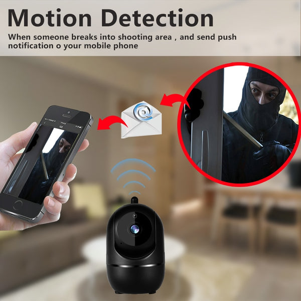 1080P Wireless IP Camera With Smart Auto Tracking Human For Home Secur ...